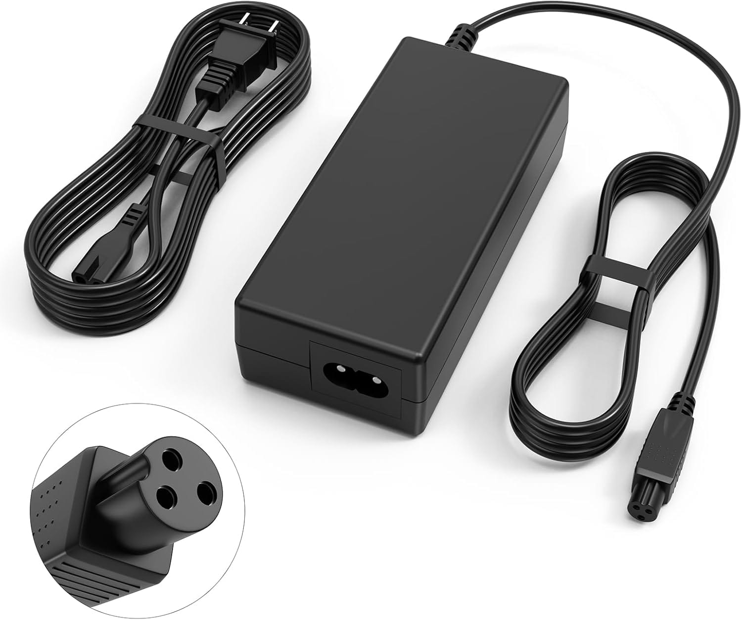 Replacement of the charger 42v 2a 3 Prong CONNECTOR IN LINE Fast charger for electric scooter 36 ...